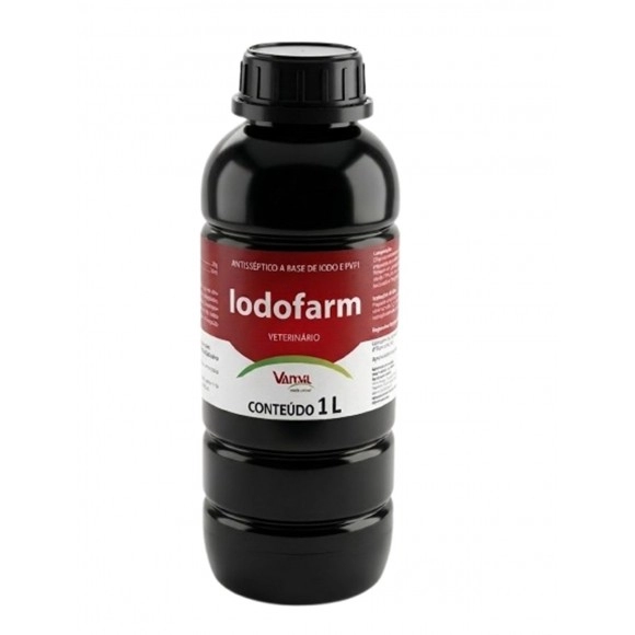 Iodofarm Desinfetante 1 Litro à Base de Iodo - Vansil| VETSHOP