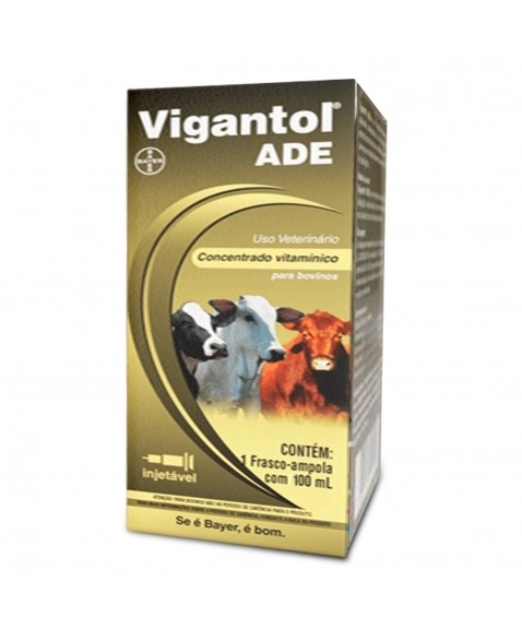 Vigantol ADE Suplemento Vitamínico Injetável 100ml Bayer | VETSHOP