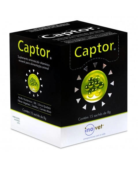 Captor Suplemento Vitamínico Animal 15 Sachês Inovet | VETSHOP