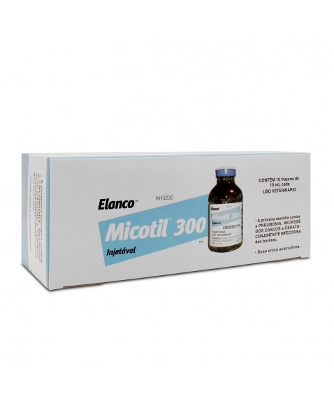 Micotil 300 Injetável com 10ml Elanco | VETSHOP