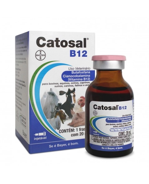 Catosal B12 20ml Bayer Suplemento Injetável Fósforo | VETSHOP